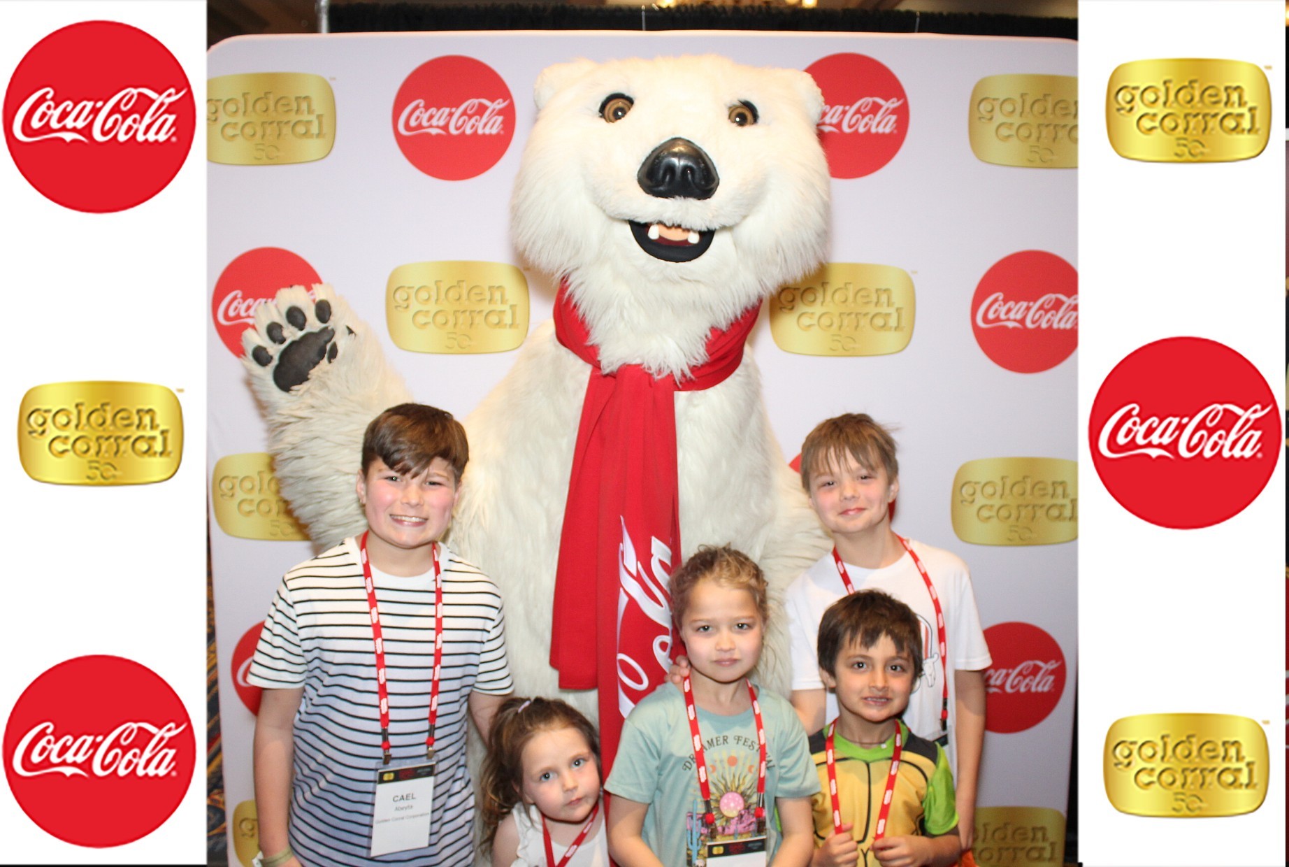 Coca-Cola and Golden Coral | Photo Booth Picture Company