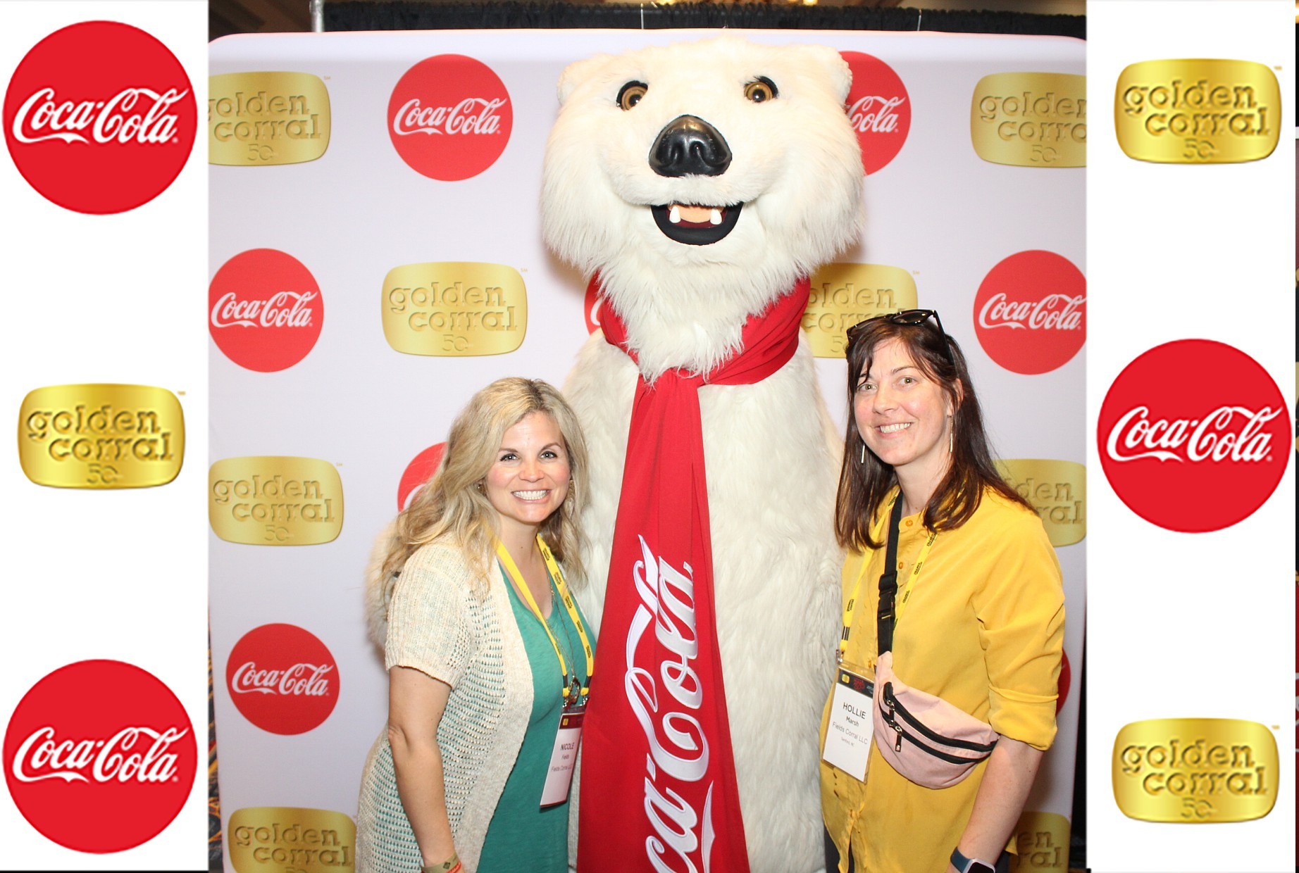Coca-Cola and Golden Coral | Photo Booth Picture Company